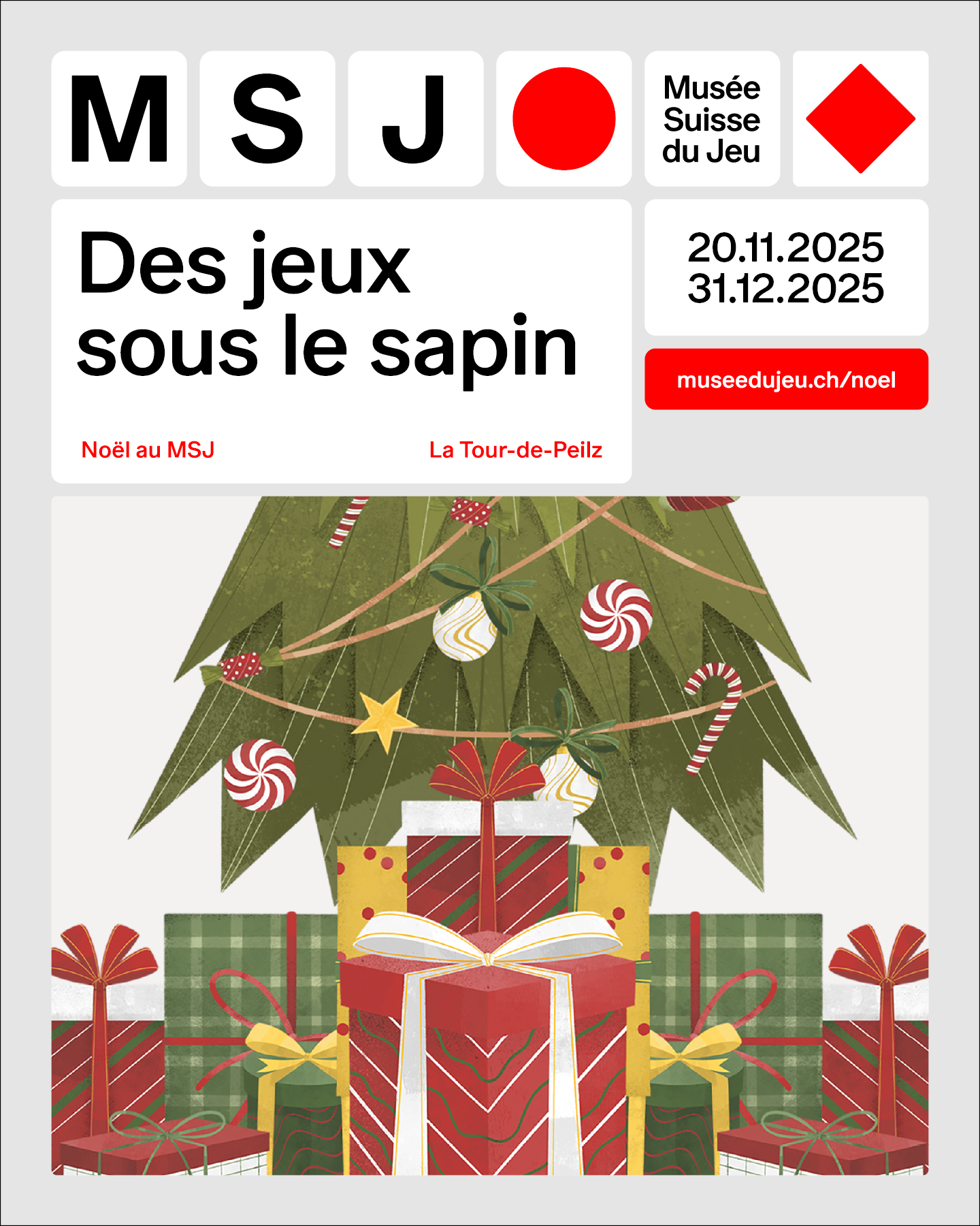 Noël au Musée Suisse du Jeu : des jeux sous le sapin | Riviera Noël ...